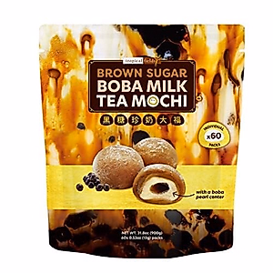 Tropical Fields Brown Sugar Boba Milk Tea Mochi, 31.8oz