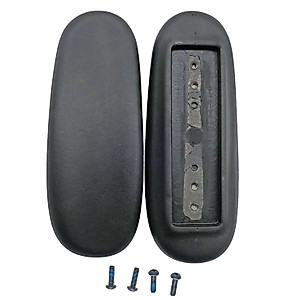 2X Universal Office Desk Computer Chair Replacement Part Arm Pads Armrest 4" and 5.5" Mounting Hole, Vinyl