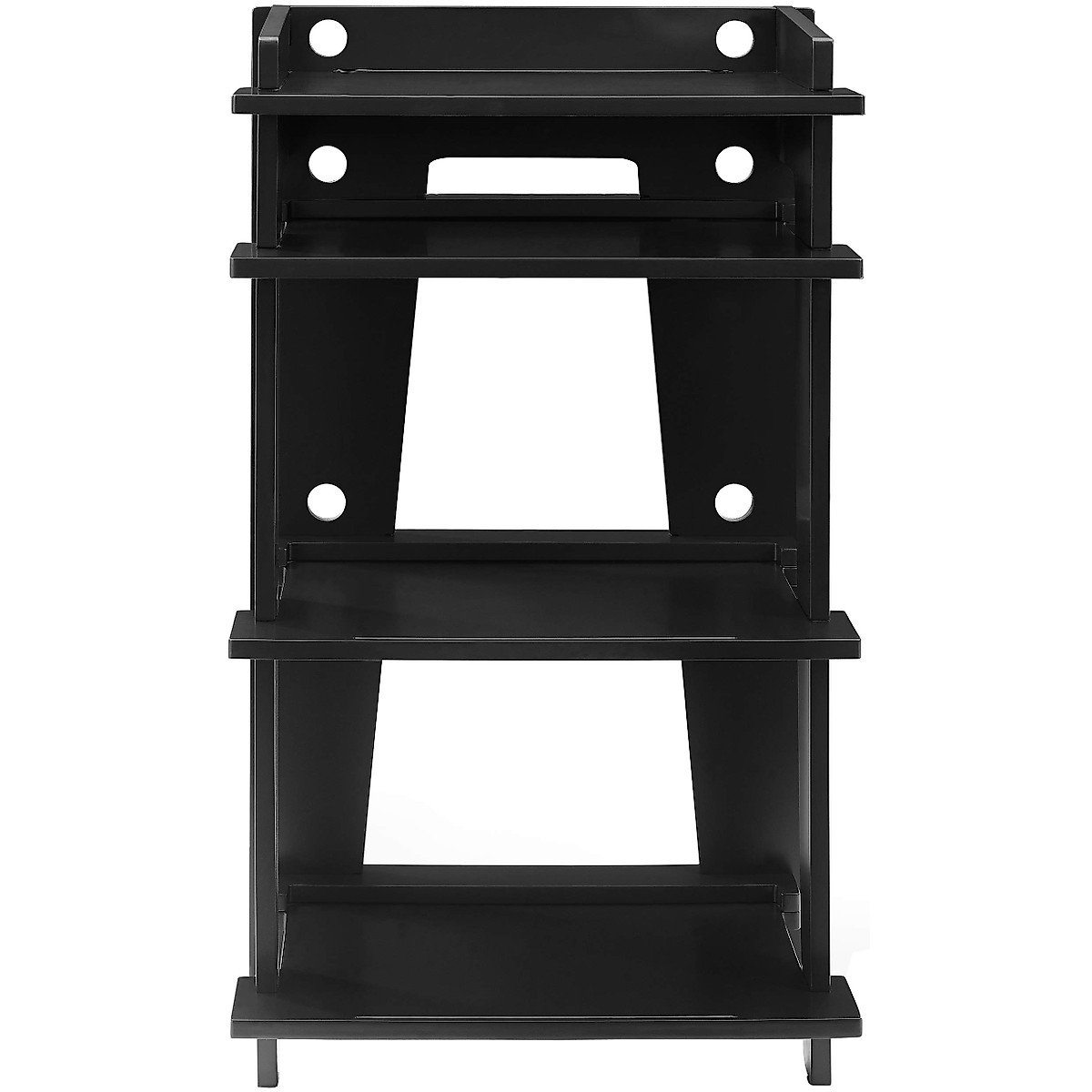 Crosley Furniture Soho Record Player Stand, Media Console with Vinyl Storage, Modern Home Organizer, Black