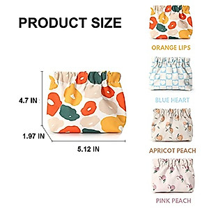 4pcs Sanitary Napkin Storage Bag Portable First Period Bag Pouch for Teen Girls Ladies Women Feminine Product