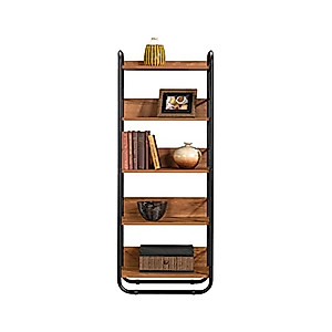 Sauder Union Plain 5-Shelf Bookcase, Prairie Cherry Finish