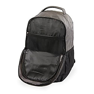 NAUTICA Sail Laptop Backpack, Grey/Orange, One Size