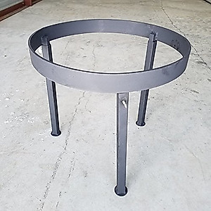 Brooks AG Parts 24" Cooking Discada with Open Fire Cooking Stand with removable legs