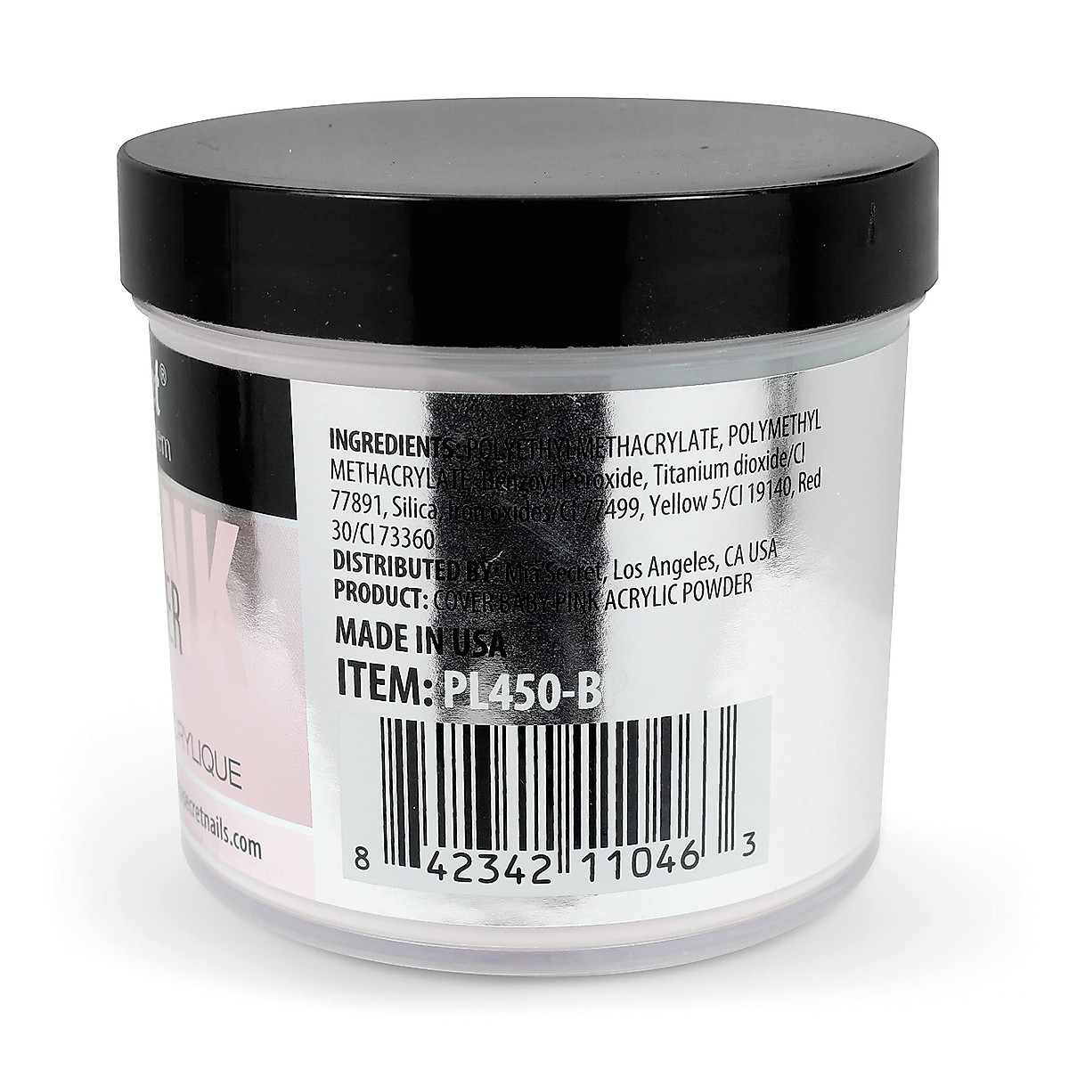 Mia Secret Acrylic Powder Cover Baby Pink 8 oz.