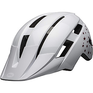 Bell Sidetrack II Youth Youth Bike Helmet - Stars Gloss White (2022), Universal Youth (50-57 cm)
