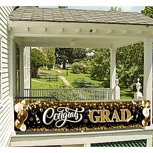 2025 Graduation Decorations-Congrats Grad Yard Sign Banner Decoration for Class of 2025 Graduation Party Supplies