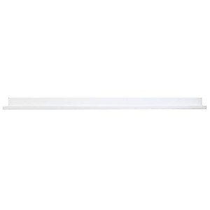 InPlace 47.24" W x 4.5"D x 3.5"H White Picture Ledge Shelf 9602056E