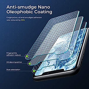 ORIbox Case Compatible with iPhone 11 pro Case & Glass Screen Protector for iPhone 11 Pro,Xs,X (5.8 Inch) Tempered Glass Screen Protector,2-Pack Clear, Model Number: Screen Protector for iPhone 11Pro