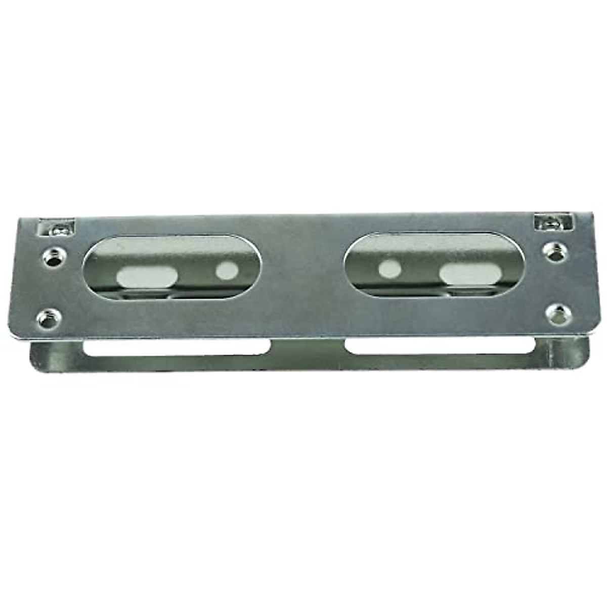 ZZHXSM 2 Sets Mounting Bracket 3.5" to 5.25" Hard Disk Drive Alloy Mounting Bracket Adapter with Screws Fits 5.25" Internal Drive Bays, Compatible with All Types of 3.5" Hard Disk Drives (HDD/SSD)