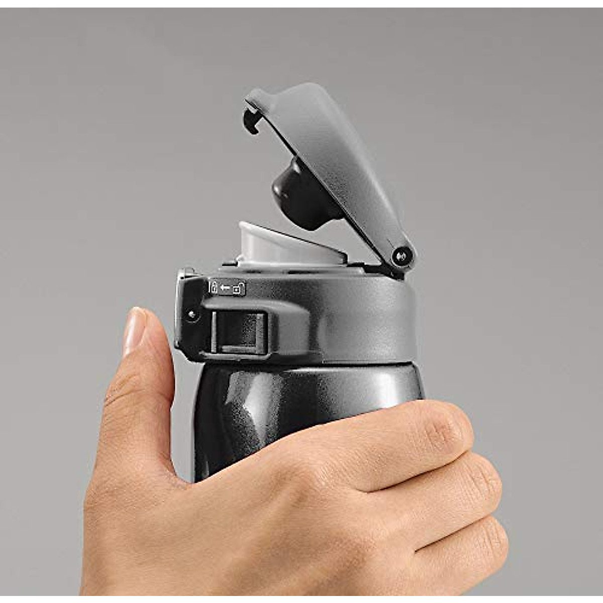 Zojirushi 0.36-Liter Stainless Steel Travel Mug, 12-Ounce, Black