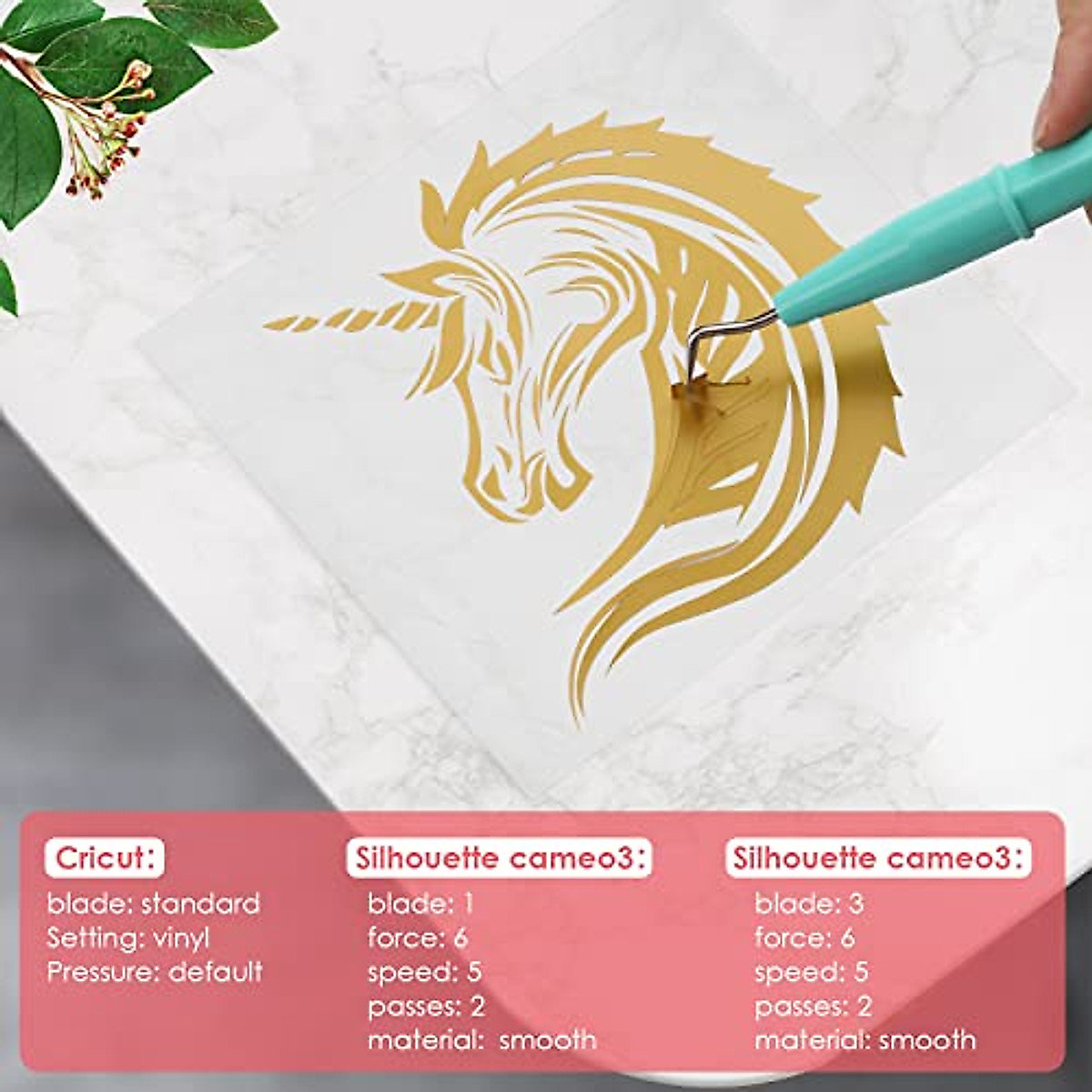 HTVRONT Permanent Vinyl for Cricut Machine-100 Pack 12"x12" Adhesive Vinyl Sheets Set, 90 Sheets Permanent Vinyl Bundle & 10 Transfer Tape for Vinyl Permanent