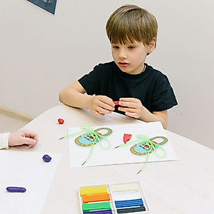 NUOBESTY Learn to Tie Shoes Children Shoelace Threading Teaching Toys Early Educational Teaching Aids, 4 Pieces