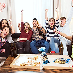 Chinco 50 PCS Hockey Party Cello Bags Hockey Treat Bags Goodie Sports Treat Bags for Hockey Party Favors Supplies with Gold Twist Ties