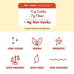 Rip Van Vanilla Keto Wafer Cookies, Healthy Vegan Snack, Non GMO, Low Carb, Low Sugar (1g), Low Calorie, 16 Count