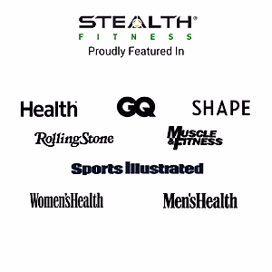 STEALTH Squat Trainer - Home Fitness Equipment & Full Body Workout - Get Lean Sculpted Legs & Glutes Playing Games on Your Phone - Fun Games to Help You Lose Weight - Train Legs, Butt, and Thighs