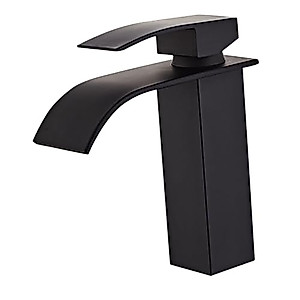 Homoyoyo Bathroom Faucet Replaceable Sink Faucet Kitchen Faucet with Sprayer Kitchen Sink Sprayer Waterfall Sink Black Sink Faucets for Bath Sinks Household Accessories Stainless Steel