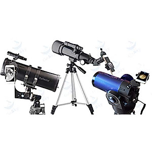 GOSKY Smartphone Adapter Mount Regular Size - Compatible with Binoculars, Monoculars, Spotting Scopes, Telescope, Microscopes - Fits almost all Smartphones on the Market - Record Nature and The World