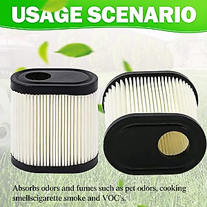 (Pack of 2) CFWMXG 36905 Air Filter Replace for Tecumseh 740083A,Craftsman 33331 Compatible with Toro Recycler 22 6.5HP 20016 20017 20018 Air Filter replacement Lawnmower