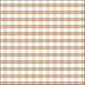 Havercamp Khaki and White Plaid Table Cover |1 Pack | 54" x 108" | Classic Plaid Collection | Great for Picnic, Barbecue, Cookout, Lumberjack Theme, Playground