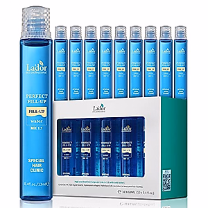 LA'DOR Perfect Hair Fill-Up Original 3 Seconds Intensive Keratin Hair Mask Rinse Off Treatment for Bleached Frizzy Damaged Dry Perms Dyes Deep Conditioner Protein Hair Mask Self Hair Care Korean x 10 LADOR