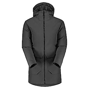 SCOTT Women's Tech Parka Snow Jacket (Dark Grey, Small) 2022/23
