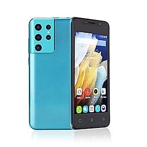 Yoidesu Unlocked Smartphones, S21 Ultra 6.1in 3G Dual SIM Unlocked Cell Phone, 1GB RAM + 8GB ROM, 5MP + 8MP Dual Camera, Face ID Android Phone with 2000mAh Battery(U.S. Plug)