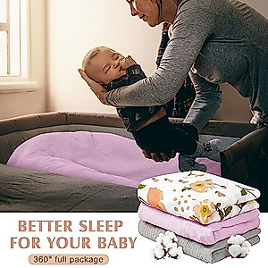 Newwiee 3 Pcs Muslin Changing Pad Cover Neutral Diaper Change Table Pad Covers Soft Breathable Changing Table Sheets for Baby Boys Girls Gift Fit 32 x 16 inch Contoured Pad