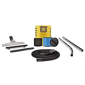 Shop-Vac 9627810 16 Gallon 6.5 Peak HP Contractor Wet Dry Vacuum, Stainless Steel