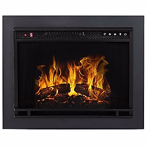 Regal Flame 33 Inch Flat Ventless Heater Electric Fireplace Insert Trim Kit for LW8033FLT