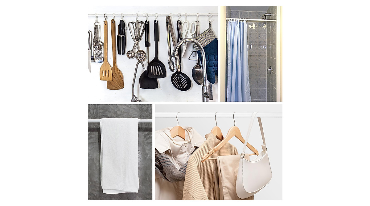 WXJ13 2-Piece Window Security Bar - Adjustable Anti-Theft Security for ...