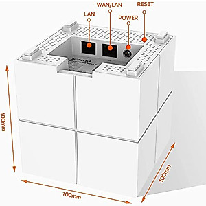 Tenda Nova Mesh WiFi System MW6 - Covers up to 4000 sq.ft - AC1200 Whole Home WiFi Mesh System - Gigabit Dual-Band Mesh Network for 90 Devices - Replaces Wireless Router and WiFi Extender - 2-Pack