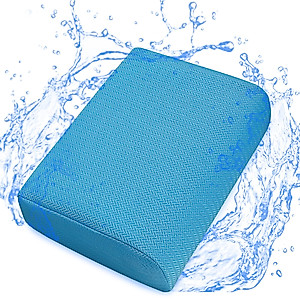 AOSYCO Hot Tub Booster Seat, Non-Slip Weighted Spa Pillow for Adult, Quick Dry Bathtub Cushion for Outdoor Indoor Bath, Bathroom Hottub Massage Accessories at Home, with Washable Mesh Cover