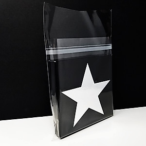 45rpm Large Box Set Sleeves (x5) 2mil + Seal Up Overhang - 7" Vinyl Record (+1 Free Dj Magnet)