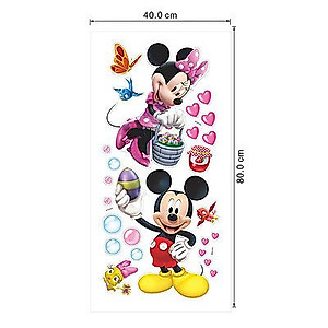 Mickey Minnie Mouse Wall Stickers Vinyl Decal Kids Nursery Baby Room Decor