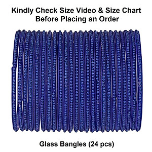 Efulgenz Indian Bangles for Women Wedding Glass Bangle Set Bollywood Bangle Bracelets Indian Bridal Bangle Set for Women