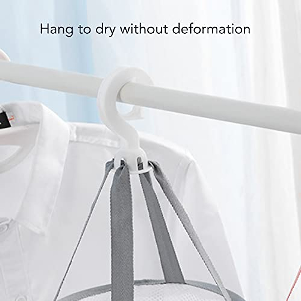 3pcs Mini Mesh Shower Dry Basket,Hanging Drying Net,Hanging Mesh Basket Dryer Mini Ventilated Windproof Drying Rack for Makeup Brushes Tools