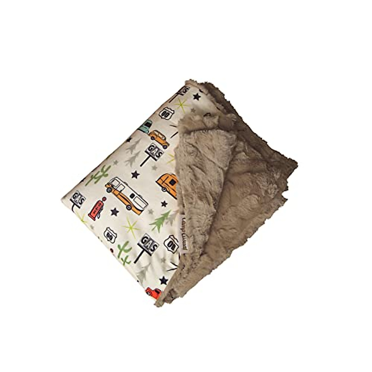 CAMP CASUAL CC-005RT Multi-Color 50"X60" Road Trip Gray (The Throw)