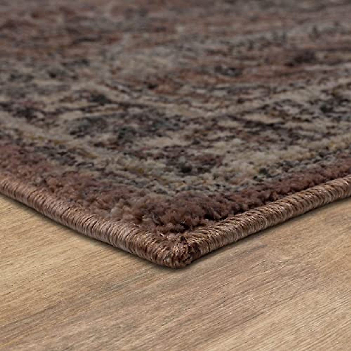 Mohawk Home Hertford Traditional Ornamental Beige 1' 11" x 3' Area Rug Perfect for Living Room, Dining Room, Office