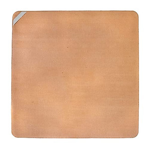 Vegan Leather High Chair Mat by Lark Baby Goods (40 x 40 in) - Waterproof Wipeable Splat Mat for Under High Chair - Baby High Chair Floor Mat for Splash and Spill Protection - Grey