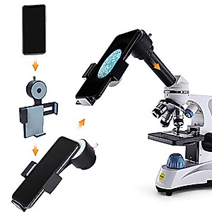 Swift Microscope Lens Adapter,Smartphone Camera Adapter Mount, Microscope Accessory (Fits 28mm Eyepieces)