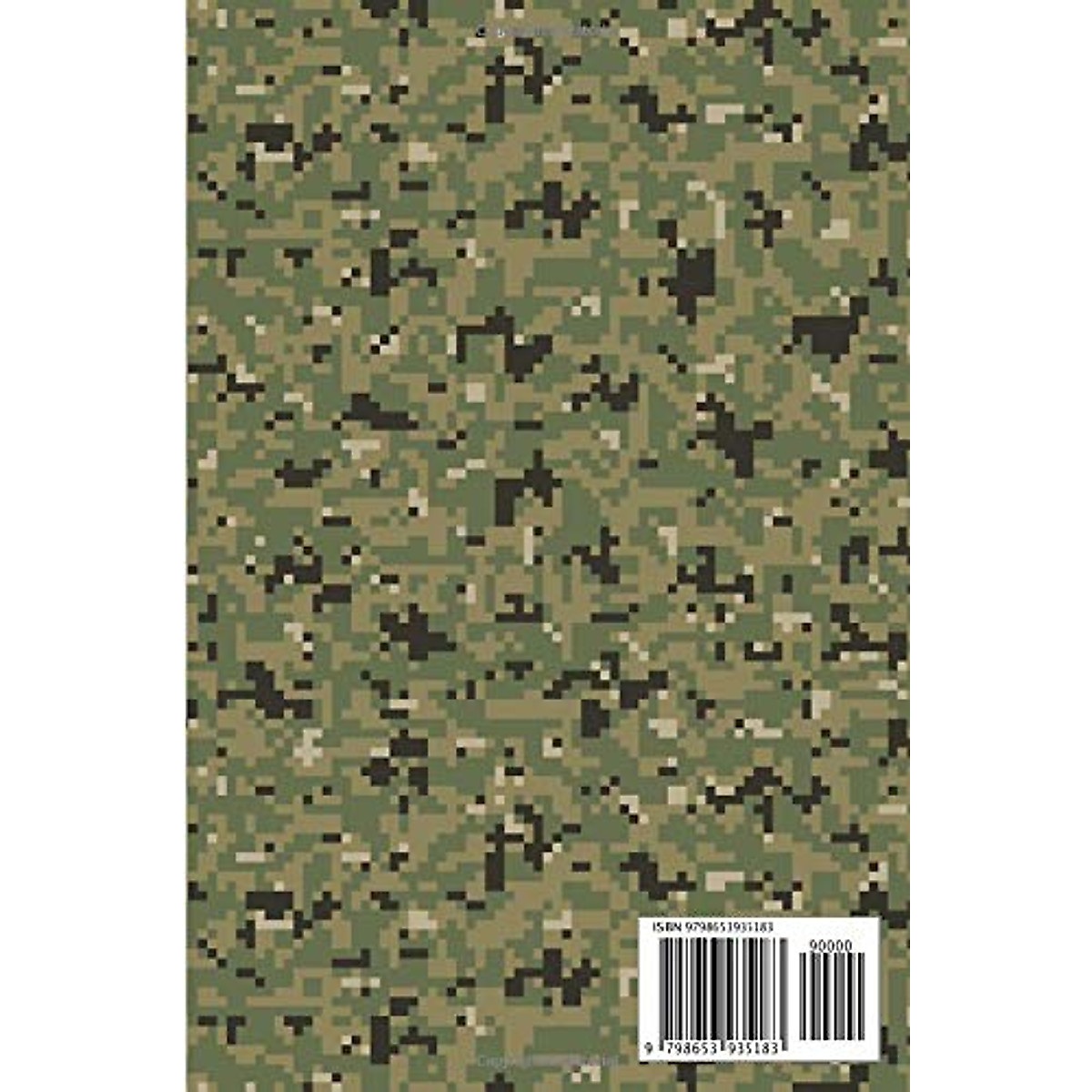 Tactical Composition Notebook: Digital Marine Camouflage Pattern Journal Lined College Ruled Note Book