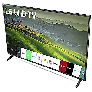 LG 49UM6900 49-inch HDR 4K UHD Smart IPS LED TV Bundle with Deco Mount Flat Wall Mount Kit, Deco Gear Wireless Backlit Keyboard and 6-Outlet Surge Adapter with Night Light