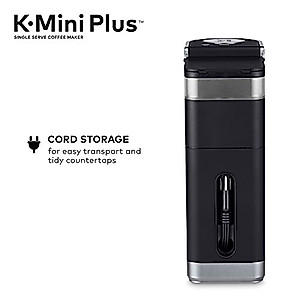 Keurig K-Mini Plus Coffee Maker with Green Mountain Coffee Roasters Favorites Collection Variety Pack, 40 Count