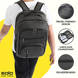Solo Grand Travel Backpack 17.3"