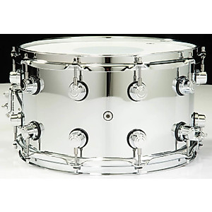 DW Performance Series Steel 8 x 14-inch Snare Drum - Polished