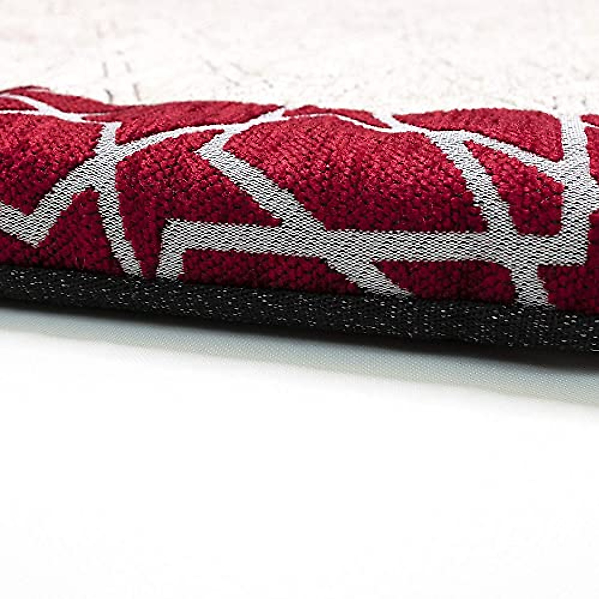 Modefa Turkish Islamic Prayer Rug - Foldable Orthopedic Foam Janamaz - Thick & Comfortable Padded Muslim Praying Mat for Men & Women - Ramadan or Eid Gift - Selcuk Star with Carry Case (Red)