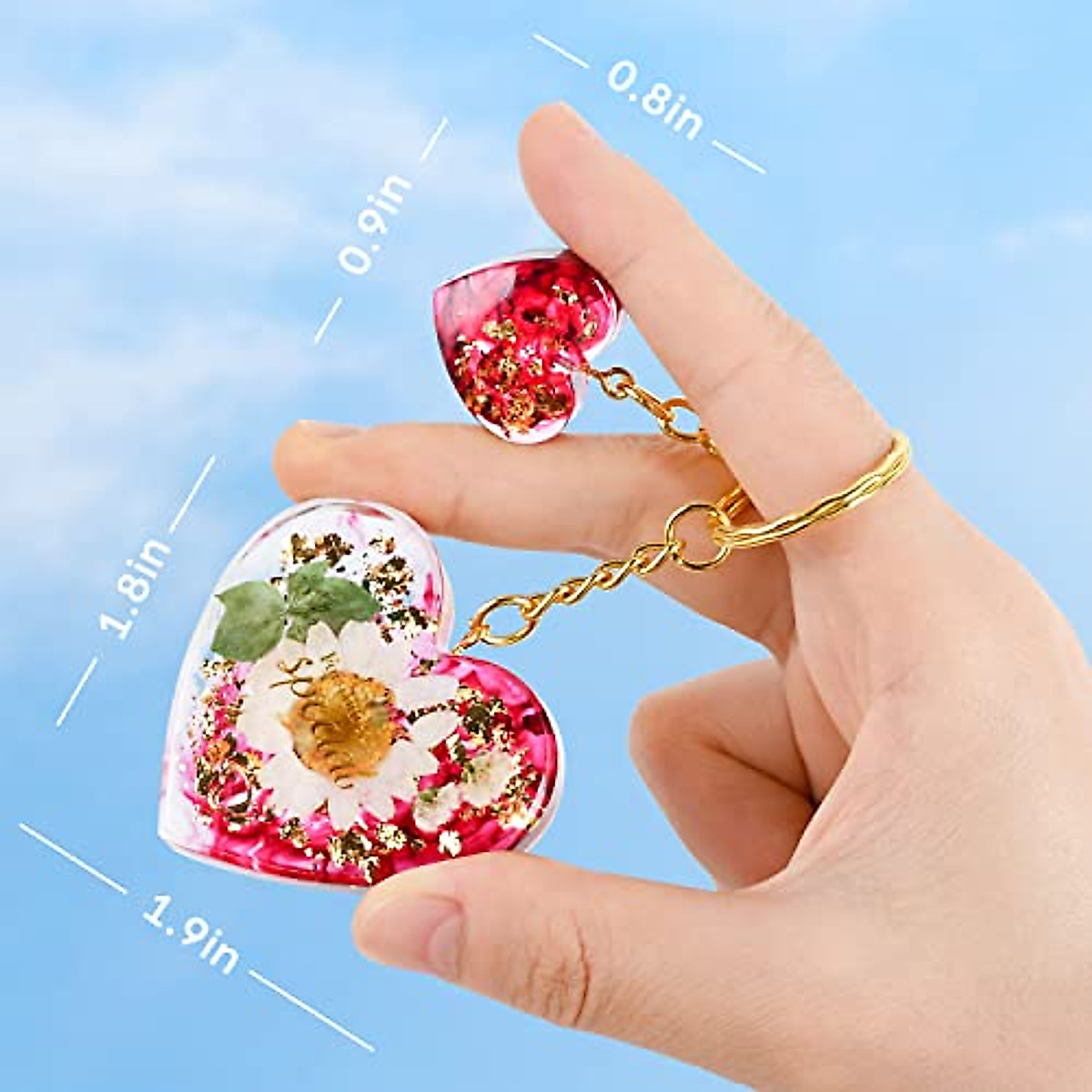 Mocoosy 182Pcs Resin Molds Silicone Kit for Beginners, 32 Cavities Pendants Molds for Epoxy Resin Casting, Variety Shaped Keychain Making Set DIY Ornaments Crafts Supplies