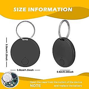 10 Pcs Portable GPS Tracking Device Mobile Tracking Smart Anti Loss Dog Locator Key Finder GPS Smart Tracker Device for Kids Dog Pet Cat Wallet Keychain Luggage, Alarm Reminder, App Control