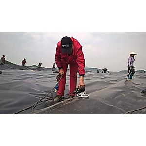 Weldy Miniwelder GEO2, Automatic Hot Wedge Welder Welding Machine, High Powerful Waterproof Membrane Hot Wedge Welder for Weld Fish Farm, Water Tanks, Gardening and Other Industries