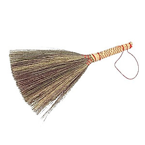 Cabilock Broom Small Broom Decor for The Office Decor Hand Broom Brush Artificial Broom Hand Woven Broom Corner Broom Trim Corn Whisk Broom Small Corn Broom Hand Decor Dust Old Wooden